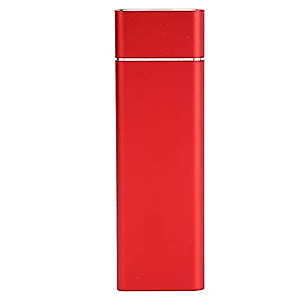 SSD Enclosure, NVME SSD Enclosure High Heat Dissipation High Speed Transfer Dual Protocol Plug and Play for 2230mm (Red)