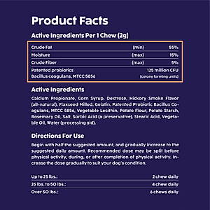 MIRACLE VET Weight Gain & Recovery Chews 3-in-1 for Dogs & Cats - 3,000 kcal - High Calorie Pet Treats for Body Mass & Health - 60 Chews