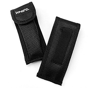 Aibote Nylon Foldable Knife Sheath Scabbard Pouch With Blet Loop Multifunction Tool