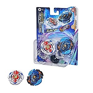 BEYBLADE Burst Surge Dual Collection Pack Hypersphere Lord Hydrax H5 and Slingshock Spiral Treptune T4 Battling Game Top Toys