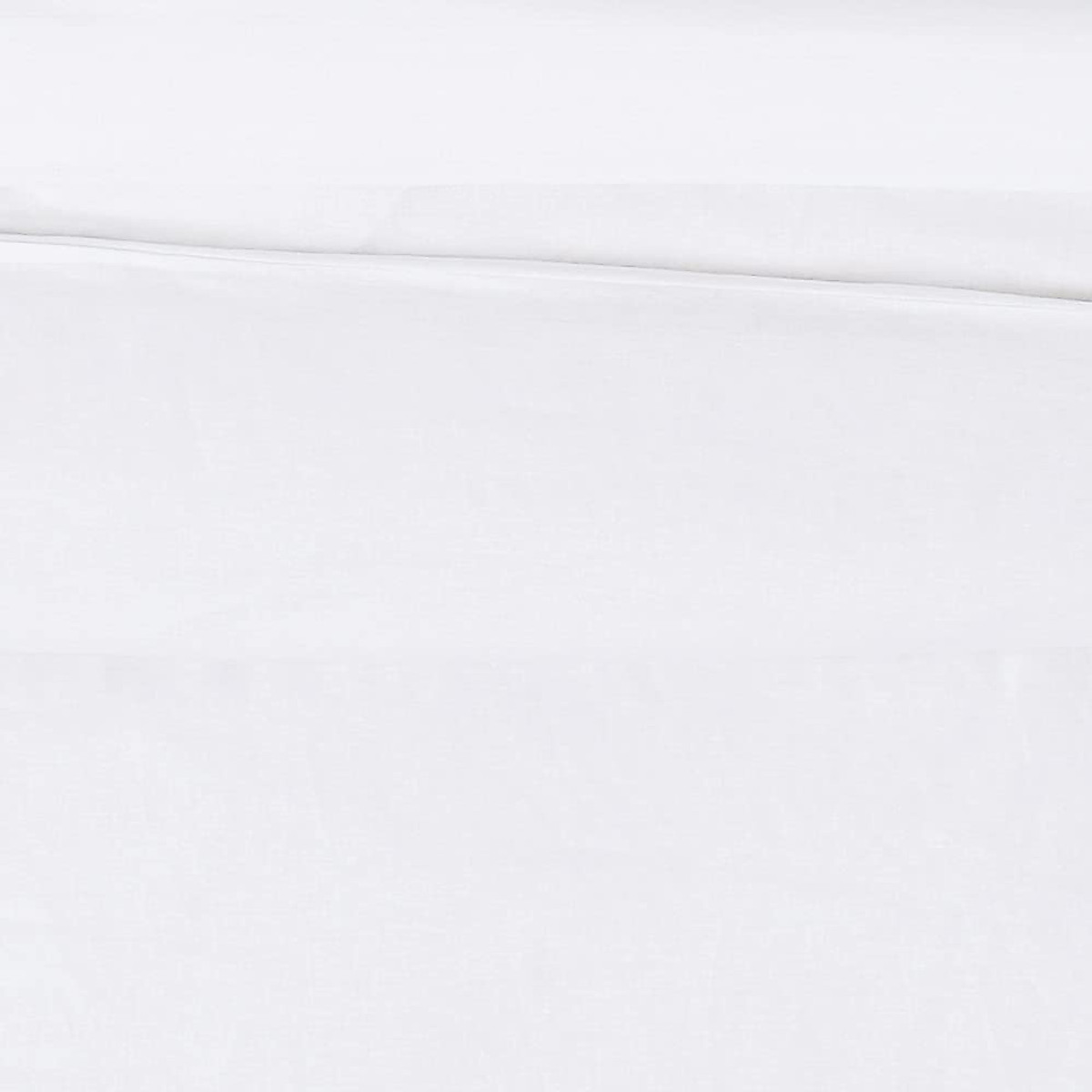 FRYE – 3 Piece King Duvet and Sham Set – Quick Drying, Breathable Cotton Linen Blend – White