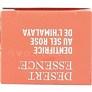 Desert Essence Pink Himalayan Salt Carrageenan Free Toothpaste 6.5 oz - Non-GMO, Gluten Free, Vegan, Cruelty Free, Fluoride Free - Eco-Harvest Tea Tree Oil - Fights Cavity-Forming Sugar Acids