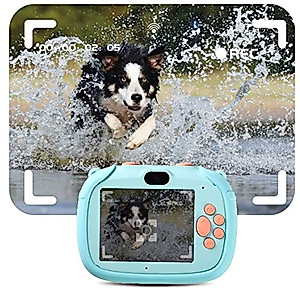 LKYBOA Children's Camera Toy Can Take Pictures, Digital and Printable Baby Mini Kindergarten Birthday Gifts (Color : A)