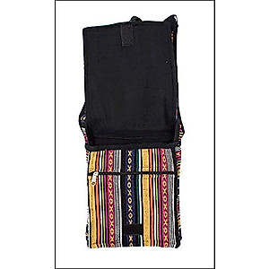 Small Adjustable Tribal Bohemian Crossbody Shoulder Bag Sling Purse or Tablet Case