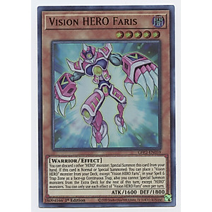 Vision Hero Faris - GFP2-EN059 - Ultra Rare - 1st Edition