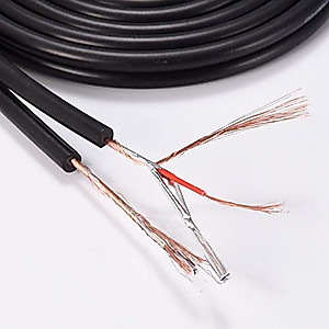 3.5 mm TRS to Dual 1/4 inch TS Premium Stereo Breakout Cable for Connecting iPhones, iPods, iPads, Mac, Laptop, or Audio Device to Pro Audio Gear (25ft/7.5m)