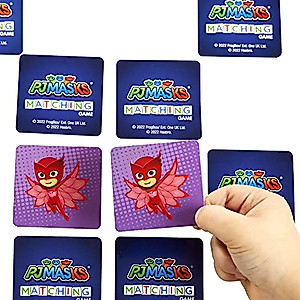 PJ Masks Hasbro Gaming Matching Game for Kids Ages 3 and Up, Fun Preschool Memory Game for 1+ Players