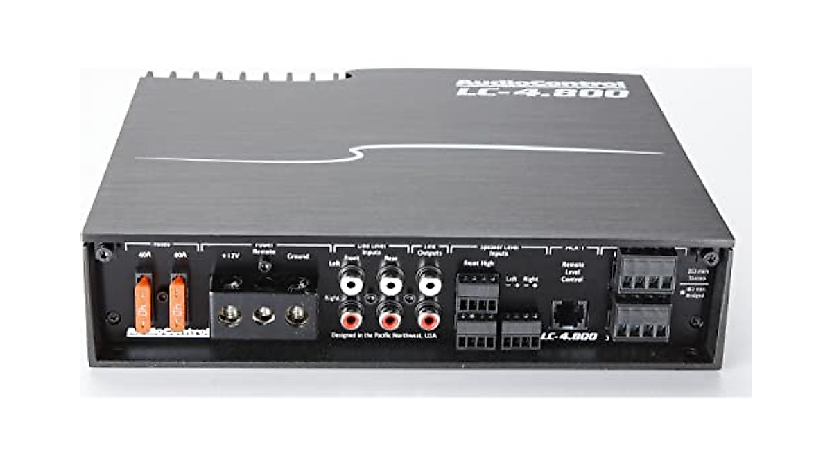 AudioControl LC-4.800 Amplifier - Power, Flexibility & Bass Control
