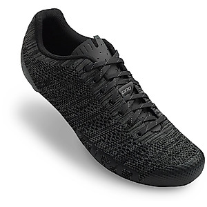 Giro Empire E70 Knit Mens Road Cycling Shoe − 48, Black/Charcoal Heather (2021)