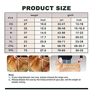 Dogs Windproof Cold Weather Coats, Dog Clothes Apparel Winter Vest, Cold Weather Dog Jacket, Dog Cold Weather Coats Warm, Small Dog Jacket Puppy Coats for Small Medium Large