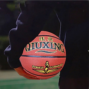 QIUXING Basketball 29.50 Official Size，Outdoor Basketball. Indoor Basketball ，Basketball with Pump