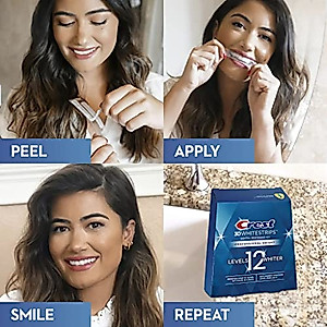Crest 3D Whitestrips Professional Bright Levels 12 Teeth Whitening Kit, 18 Treatments, 1, 36.0 Count
