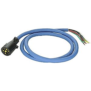 Bargman 54006-009 7-Way Trailer Connector, Yellow