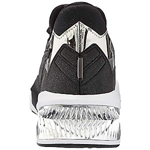PUMA womens Provoke Xt Cross Trainer, Puma Black-metallic Silver, 7 US