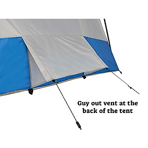 Wenzel 8 Person Klondike Tent, Blue