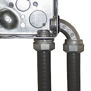 Sigma Electric, Gray, Size Sigma Engineered Solutions ProConnex 49431 Liquid-Tight Straight Connector 3/4-Inch Conduit Fitting, 1-Pack