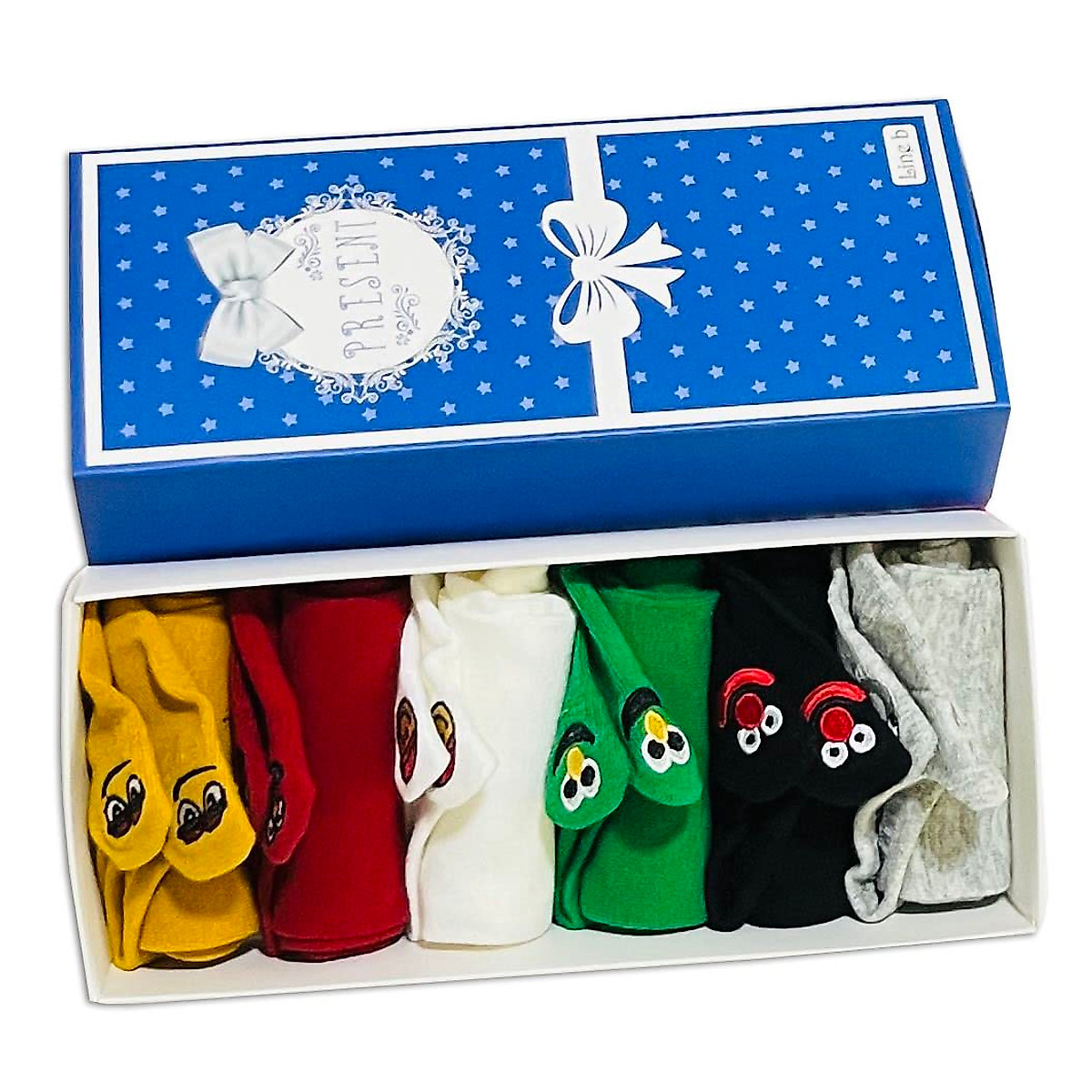 Line b Athletic Running Socks for Women with Cotton, Ankle Athletic Cushioned Sport Socks, Low Cut Socks for Arch Support (6 Pairs), Multicoloured 01, Medium