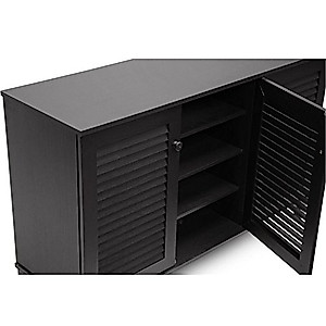 BOWERY HILL Shoe Cabinet in Espresso