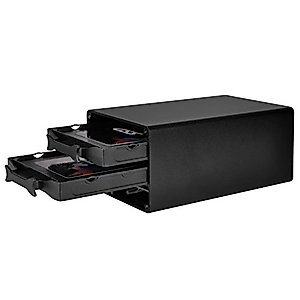 Silverstone Tek USB 3.1 Gen2 Type-C external Hard Drive Enclosure w/ Configurable Raid Functionality for 2.5" Drives DS223