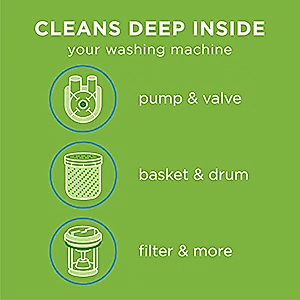 Affresh Washing Machine Cleaner, Cleans Front Load and Top Load Washers, Including HE, 6 Tablets