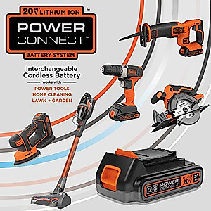 BLACK+DECKER 20V MAX Cordless Edger Lawn Kit, 1.5 Ah Battery & Charger Included (BCED400C1)