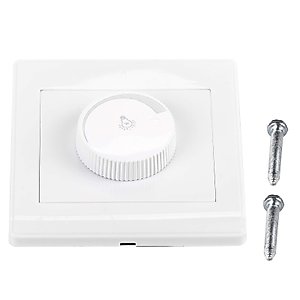 1Pcs Home Wall Led Dimmer Switch Dimmer Switch Merross Mounted Rotary Knob Lamp Brightness Controller Panel Dimmer Switch New