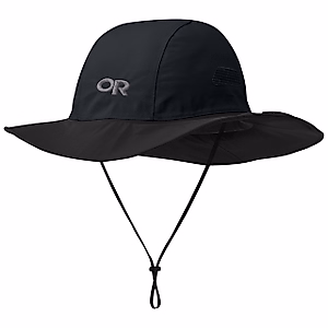 Outdoor Research Unisex Seattle Rain Hat, Black, XL