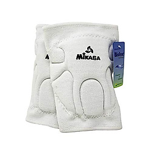 Mikasa 830JR Competition Antimicrobial Kneepad, White