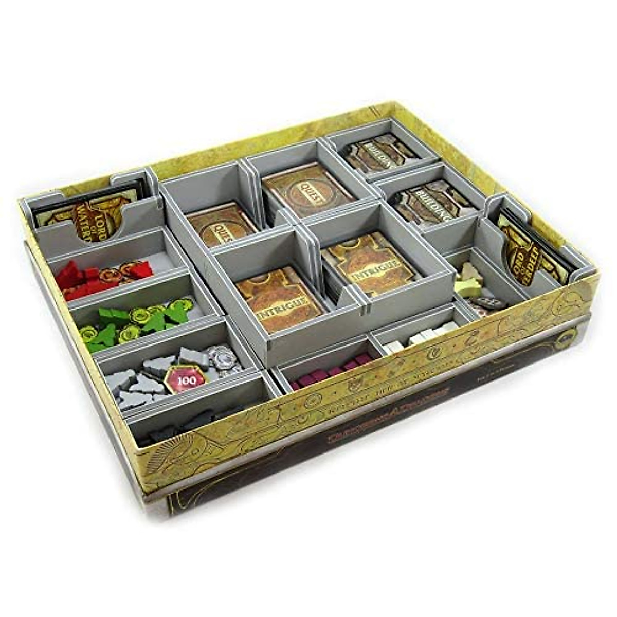 Folded Space Lords of Waterdeep and Expansions Board Game Box Inserts