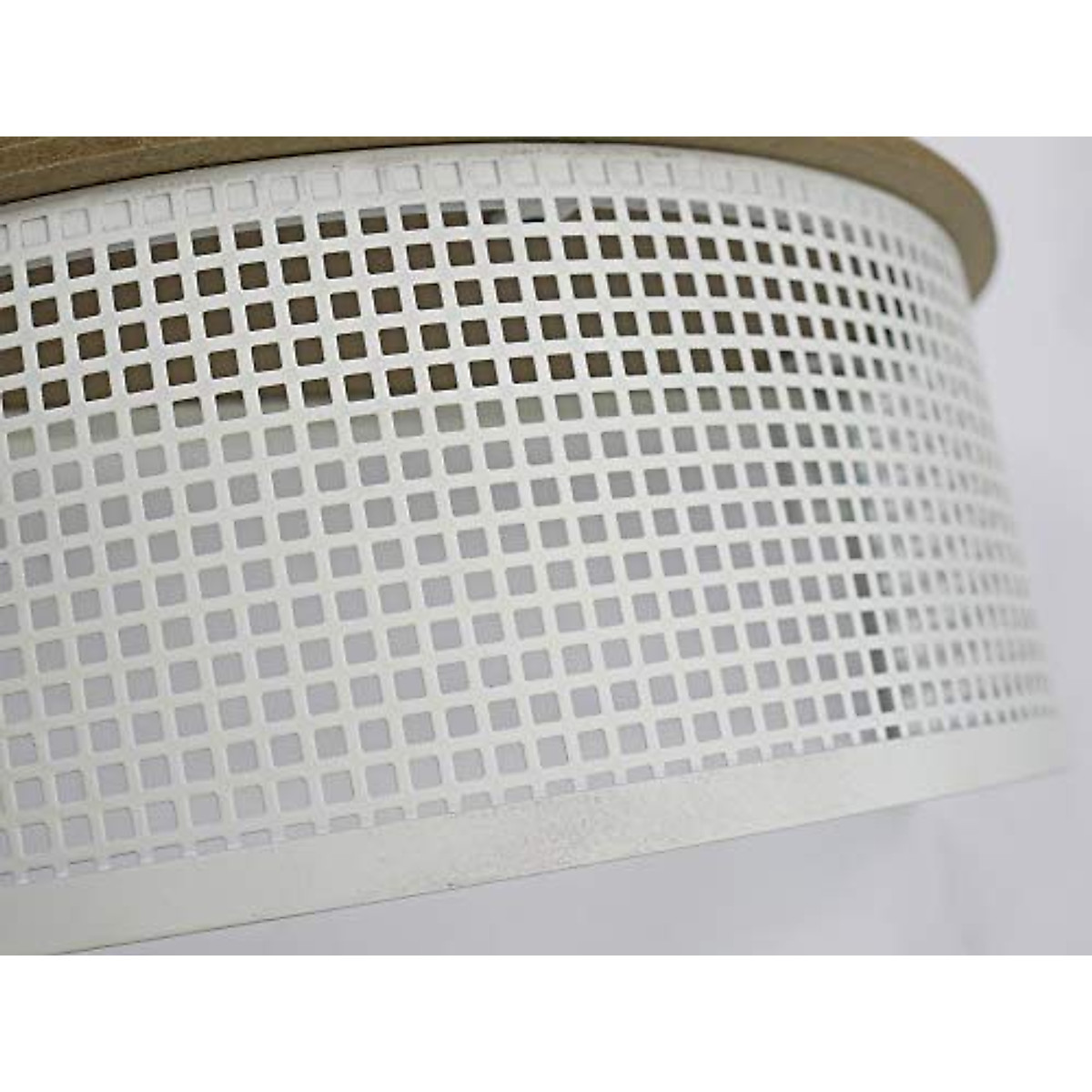 Admired By Nature Floating Wall Mounted, 3-Tier Wood Storage Shelves for Bedoom, Living Room, Kitchen, B. White (ABN5E112-WHT)