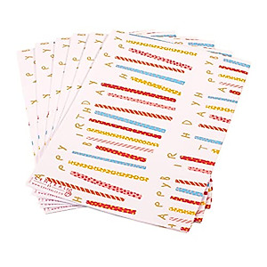 CENTRAL 23 - Happy Birthday Wrapping Paper - 6 Gift Wrap Sheets - Bday Candles - For Men Women Boys Girls - Made in the UK - Recyclable