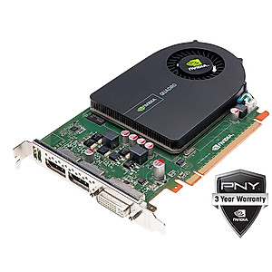 NVIDIA Quadro 2000 by PNY 1GB GDDR5 PCI Express Gen 2 x16 DVI-I DL and Dual DisplayPort OpenGL, Direct X, CUDA and OpenCL Professional Graphics Board, VCQ2000-PB