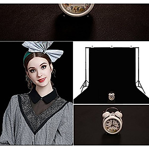 LYLYCTY County Background 5x7ft Non-Woven Fabric Solid Color Black Screen Photo Backdrop Studio Photography Props LY062