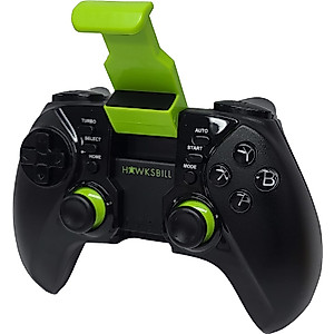 Hawksbill Wireless Gamepad Controller for iOS iPhone & Android - Bluetooth with L3 + R3 Buttons, Long Battery Life, Improved 8 Way D-Pad, Dual Vibration, MFI Compatible Games