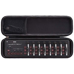 Aproca Hard Travel Protective Case compatible with KORG nanoKONTROL2 / NANOKEY2WH / nanoPAD2 Slim-Line USB Control Surface/MIDI Pads