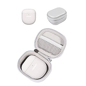 getgear case for New Bose QuietComfort Earbuds II, Wireless Bluetooth Earbuds (Smoke White)