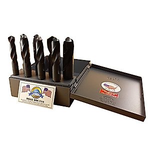 Drill Hog 8 Pc Sliver & Deming Drill Bit Set 9/16 to 1"