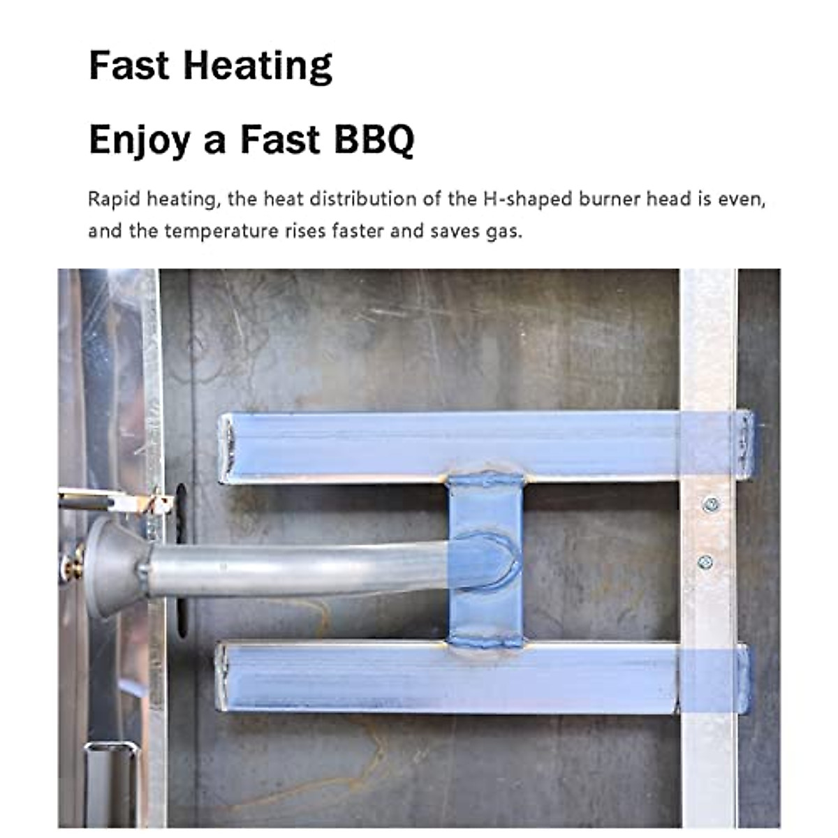 Commercial Countertop Gas Griddle - Stainless Steel Teppanyaki With Adjustable Temperature - High-Quality LPG Gas Grill For Outdoor Catering