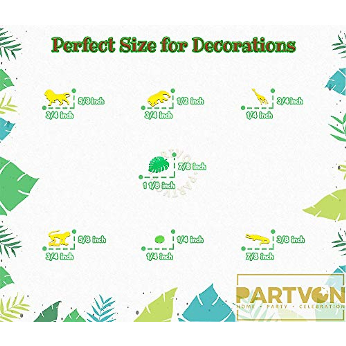 1500PCS Jungle Animal Confetti Safari Theme Table Confetti | Zoo Animal Shape Confetti for Wild One Baby Shower Birthday Party Supplies and Decorations