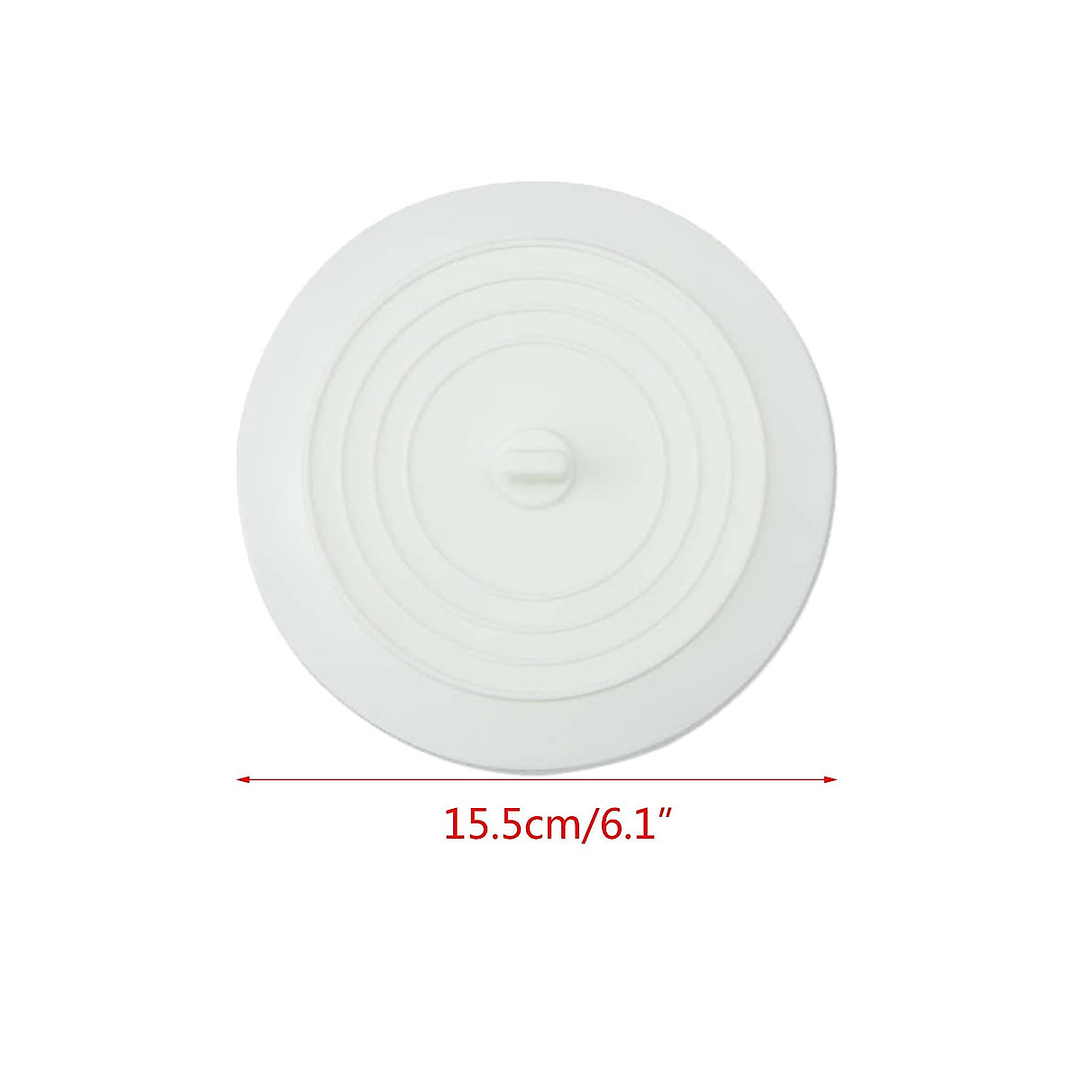 Guojiang Bathtub Drain Cover Large Bathtub Drain Cover Tub Flat Drain Cover Odor Resistant Solution Quick Fixing for Bathrooms Sink Hair Stop