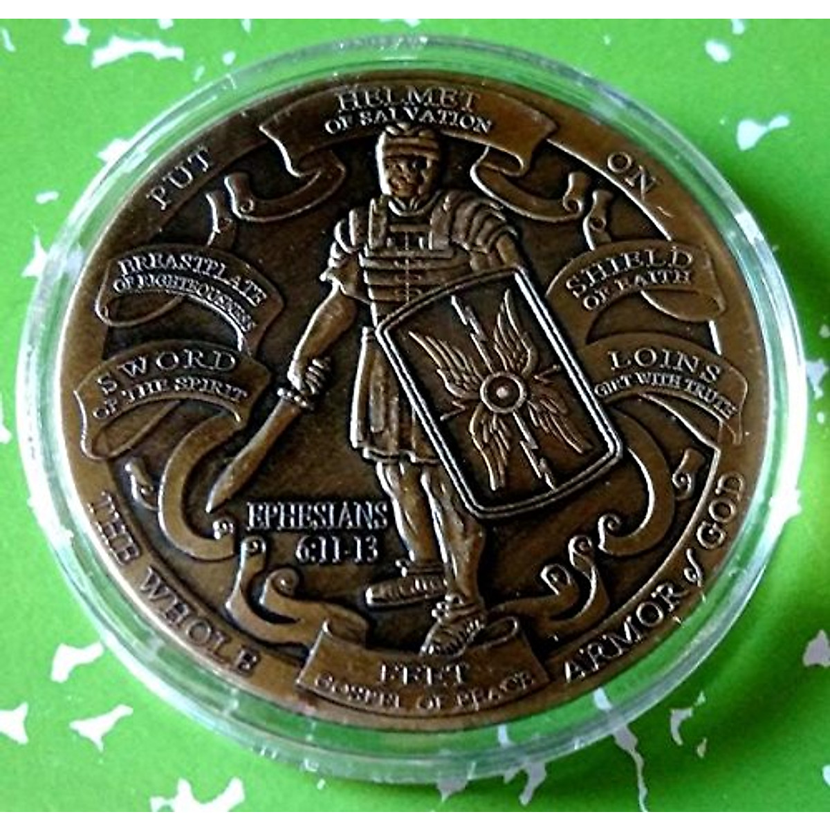 puhoon Commemorative Coin, Put On The Full Armor Of God/Marine Corps Commemorative Coins Collectible Gift, Valuable Coin For Commemoration, 60#