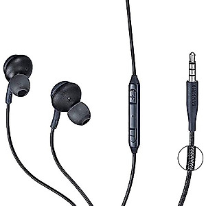 UrbanX Premium Stereo Headphones with Microphone 3.5mm Jack - Compatible with Samsung Galaxy S8, S9, S8 Plus, S9 Plus, Note 8 - Designed by AKG - Authentic and Original