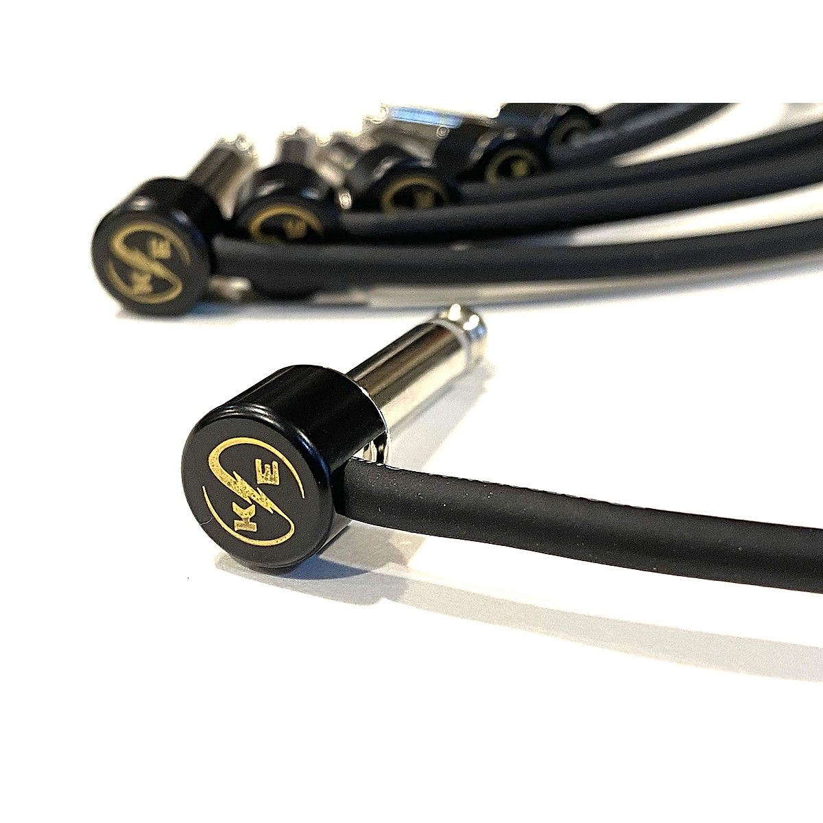 Solderless Guitar Pedal Patch Cable Kit 6 Pack to Make Custom Length Cables for Pedalboard