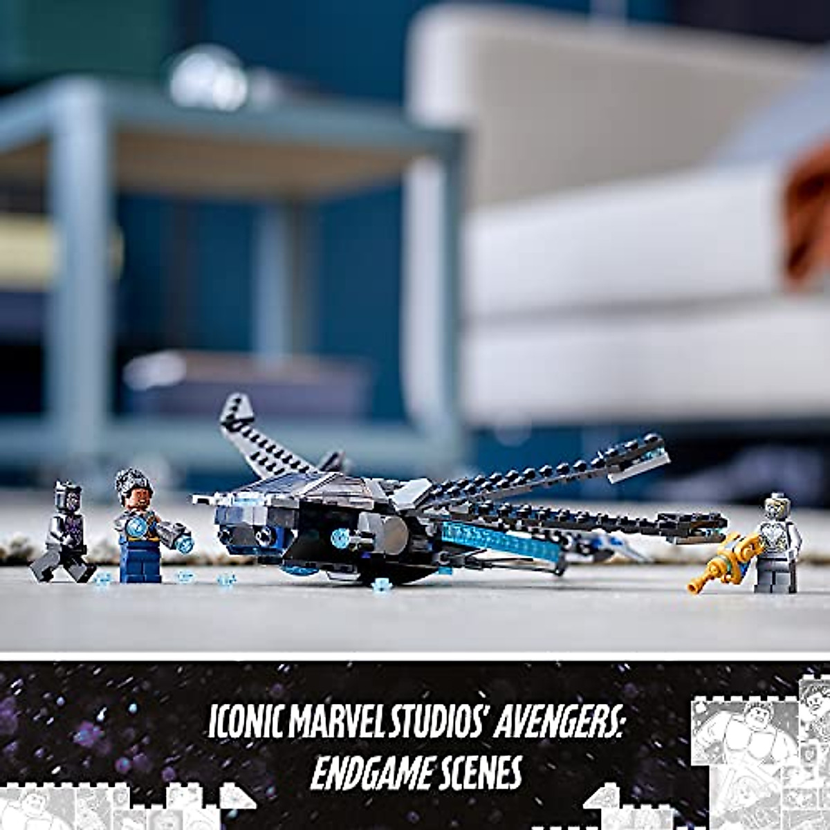 LEGO® Super Heroes Marvel Black Panther Dragon Flyer 76186 Building Kit Toy; Create The Final Battle Scene from Avengers: Endgame