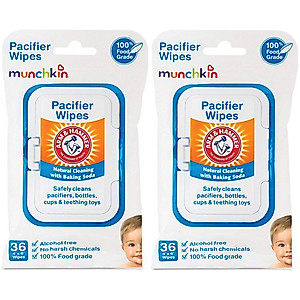 Munchkin Arm and Hammer Pacifier Wipes (2 Pack)
