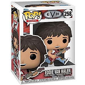 POP Rocks: Eddie [Van] Halen with Guitar Funko Vinyl Figure (Bundled with Compatible Box Protector Case)