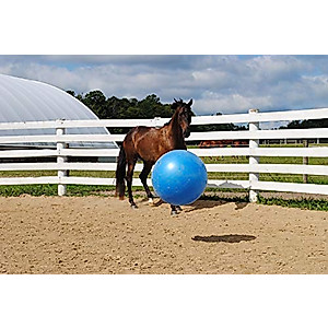 Horsemen's Pride 30-Inch Mega Ball for Horses, Blue