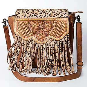 American Darling Cross Body Hand Tooled Hair on-Genuine Leather Western Women Bag Handbag Purse | Crossbody Bag for Women | Cute Crossbody Bag | Crossbody Purse