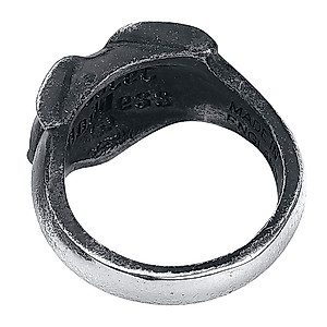 Alchemy Gothic Feline Fantasy Egyptian Cat Warrior Bastet Goddess Ring - Size N/7