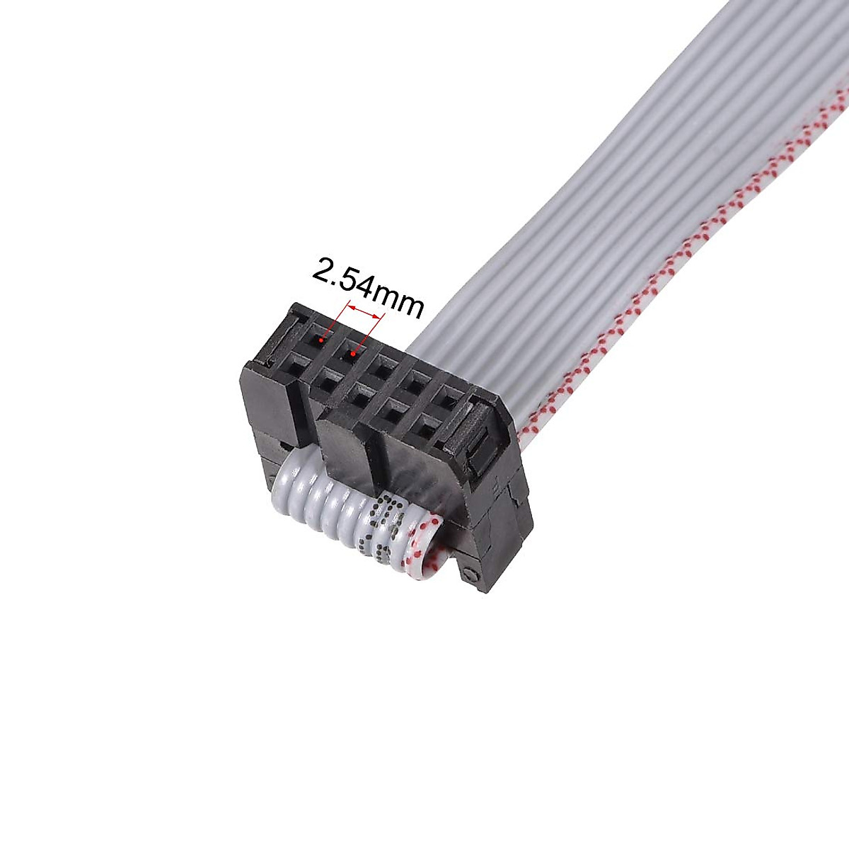 uxcell IDC Wire Flat Ribbon Cable DB9 Female to FC-10 Female Connector 2.54mm Pitch 20cm Length